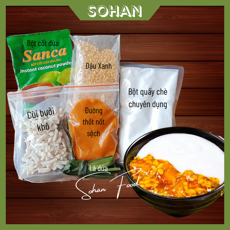 Set nguyên liệu nấu chè bưởi An Giang (1.7-1,8kg) kèm công thức nấu ...