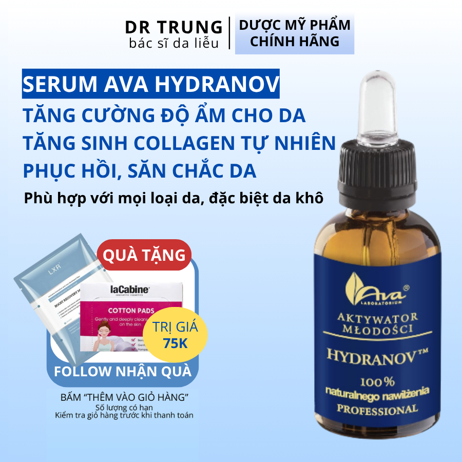 Serum cấp ẩm, phục hồi, căng bóng, săn chắc cho da AVA YOUTH ACTIVATOR ...