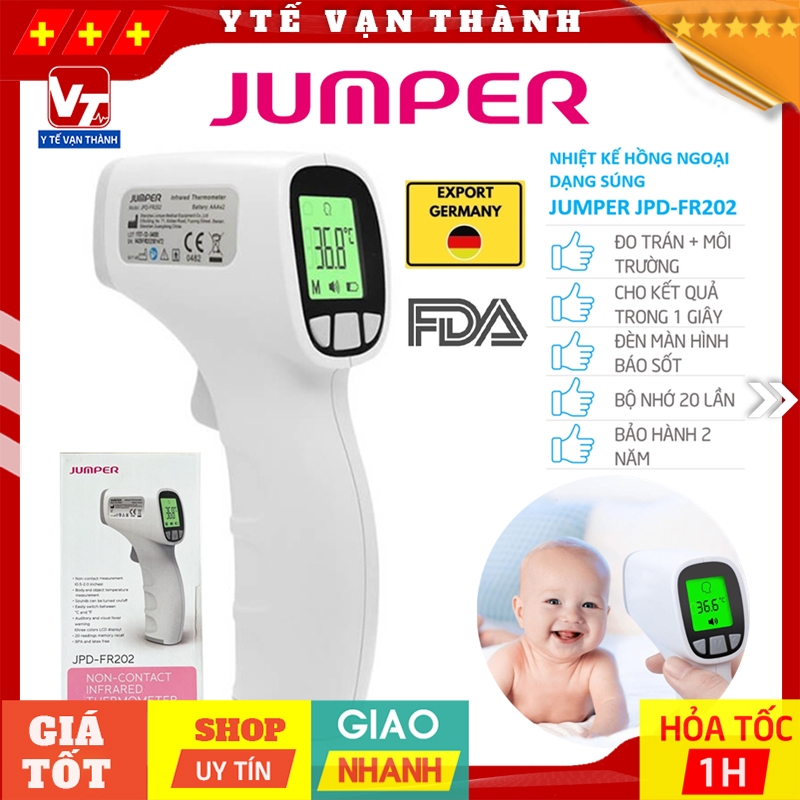 Nhiệt Kế Hồng Ngoại Đo Trán Jumper JPD-FR202 (FR-202) | BẢO HÀNH 2 NĂM -VT0960 | Shopee Việt Nam