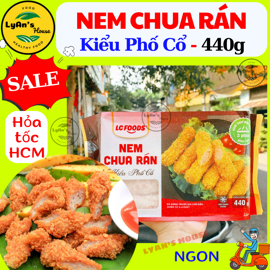 [Hỏa Tốc HCM] Nem chua rán Hà Nội 440g TOPPING món bún đậu mắm tôm ăn ...