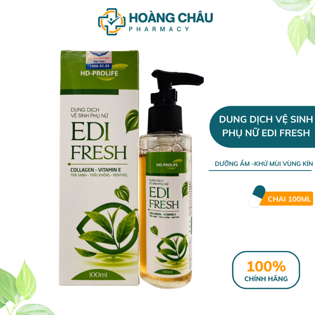 Dung Dịch Vệ Sinh Phụ Nữ Edi Fresh - Lá Trầu Không Giúp Ngăn Mùi, Giảm ...