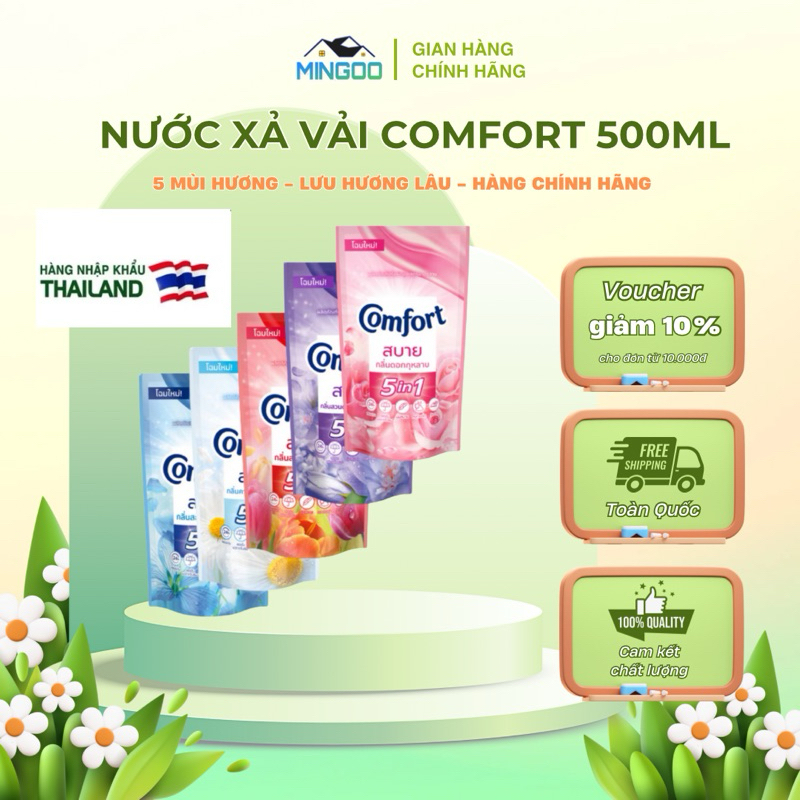 Combo 3 Túi Nước Xả Vải Comfort Thái Lan 500ml - Siêu Thơm , hàng chính ...