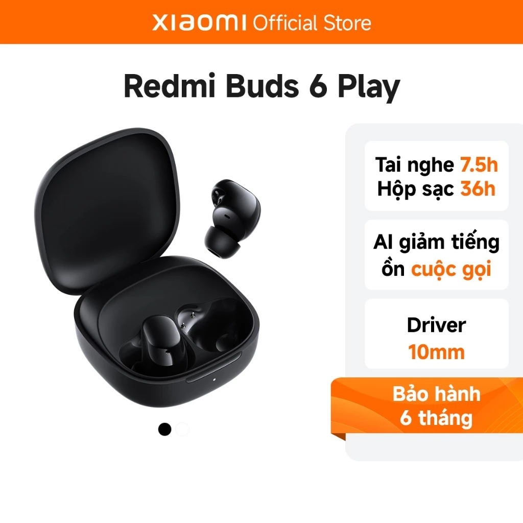 Tai nghe Bluetooth True Wireless Xiaomi Redmi Buds 4 Active,Buds 6 play ...