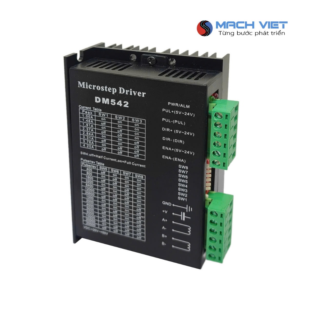 Driver DM542 điều khiển động cơ bước dùng cho động cơ bước size 42, 57 ...