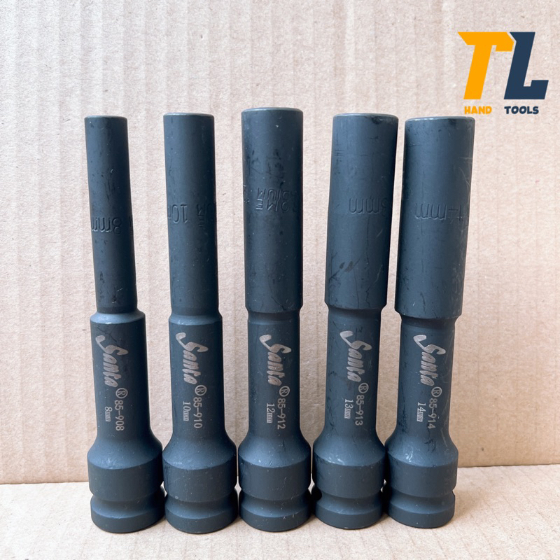 Đầu Tuýp đen 1/2inch dài 128mm 8mm 10mm 12mm 13mm 14mm Santa, Đầu khẩu ...