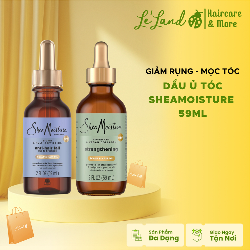 Dầu dưỡng giảm rụng và mọc tóc SheaMoisture Strengthening Scalp & Hair ...