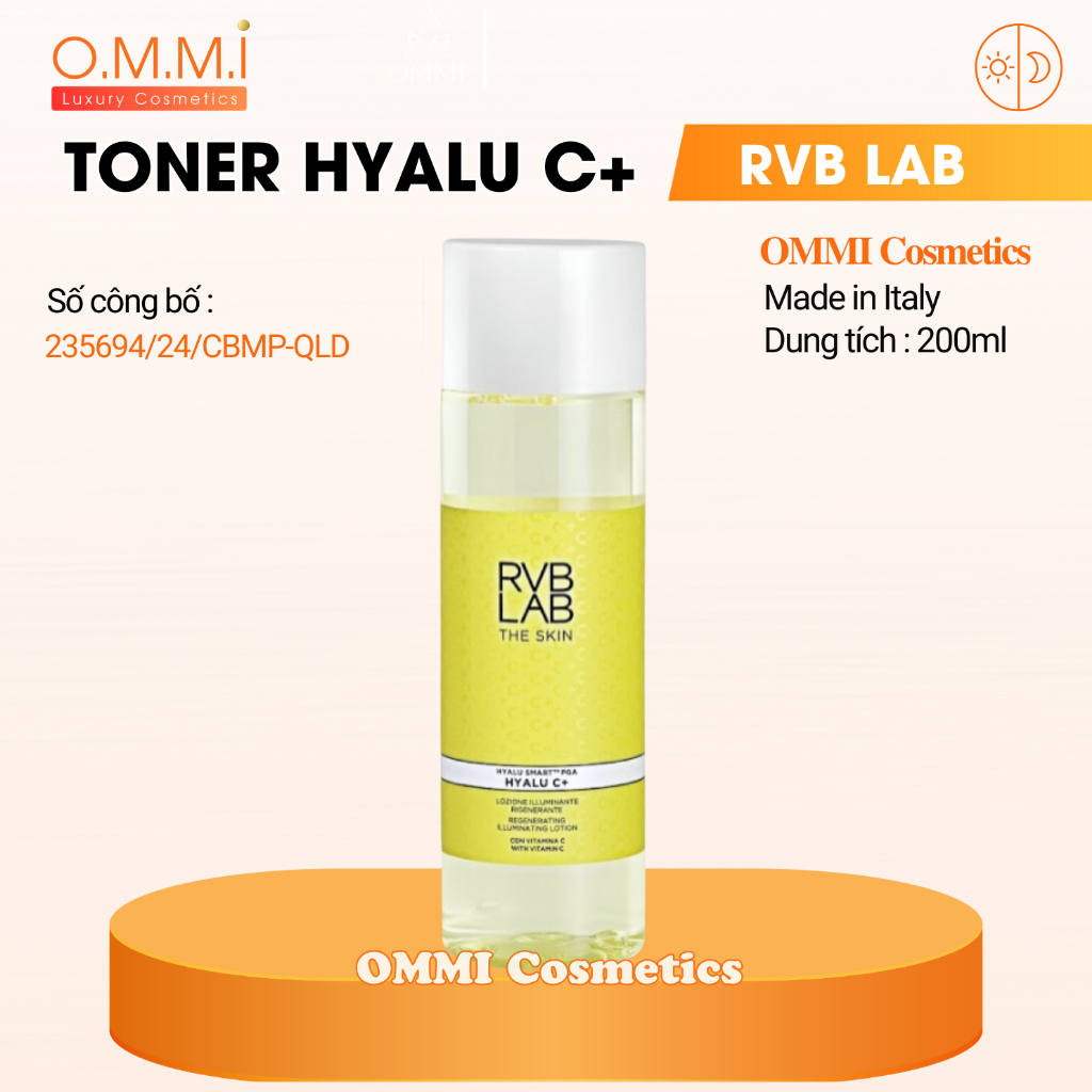 RVB LAB - Toner HYALU C+ cân bằng da, hỗ trợ sáng da, căng bóng da ...