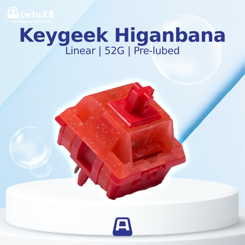 Keygeek Higanbana | Switch Higanbana Linear | 52G | 5 Pin dùng cho bàn phím cơ | Shopee Việt Nam