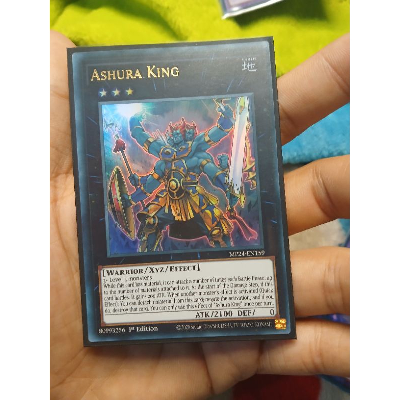 [Yugioh Biên Hòa Store] 1 lá thẻ bài Ashura King - MP24-EN159 - Ultra Rare 1st Edition | Shopee ...