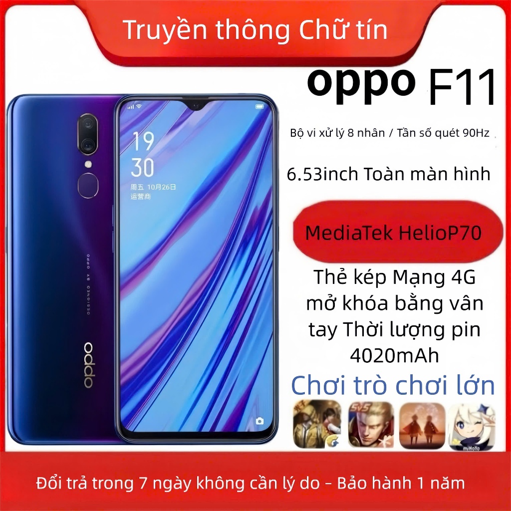 Điện thoại giá siêu rẻ Oppo F11 2sim ram 6G/128G Chính Hãng, Camera: 48 ...