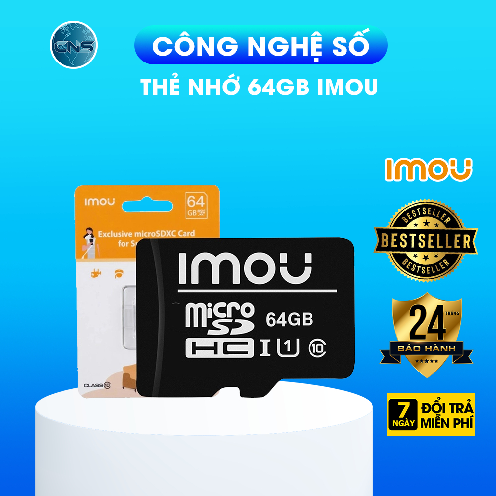 Thẻ Nhớ IMOU 64GB 128GB T1/T3 Micro SD Tốc Độ Cao - BH 5 Năm Chính Hãng - Chuyên Dùng Cho Camera ...