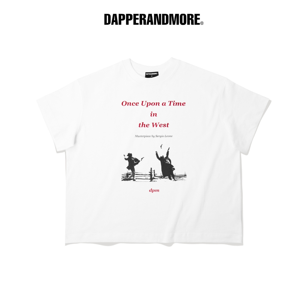 Áo Thun Unisex DAPPERANDMORE OUATITW Form Boxy 100% Cotton 250gsm - White | Shopee Việt Nam