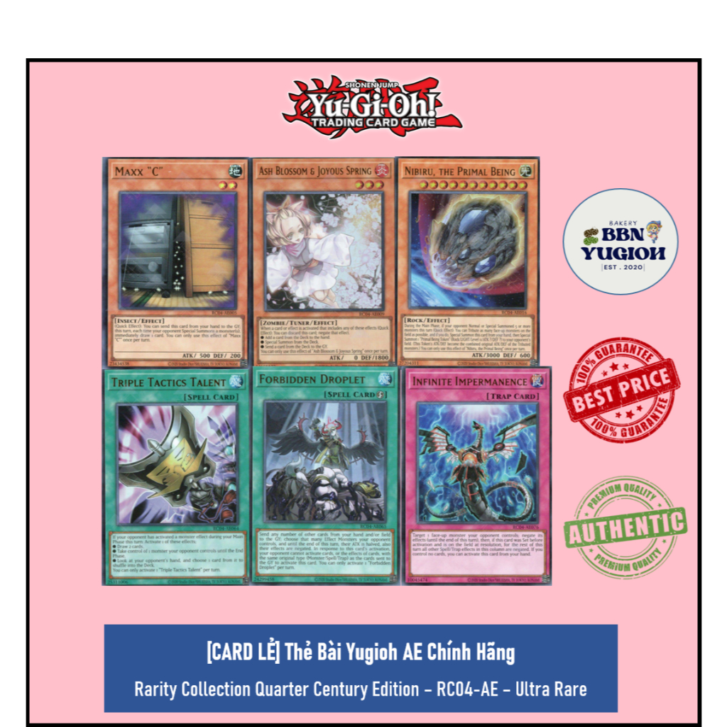 [Single Card] Thẻ Bài Yugioh Tiếng Anh AE Chính Hãng: RC04-AE - Ultra Rare | Shopee Việt Nam