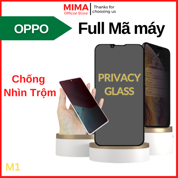 Cường lực Chống Nhìn Trộm Oppo A3 A3x A5 Pro 5G A60 A98 A97 A96 A95 A94 A93 A92 A91 A79 A78 A77s ...