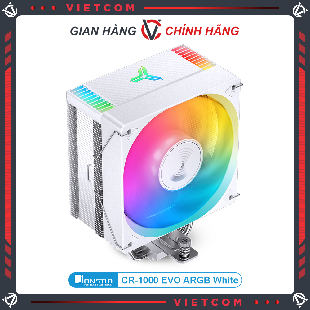 Tản Nhiệt Khí CPU Jonsbo CR1000 EVO ARGB White. Phiên bản màu trắng ...