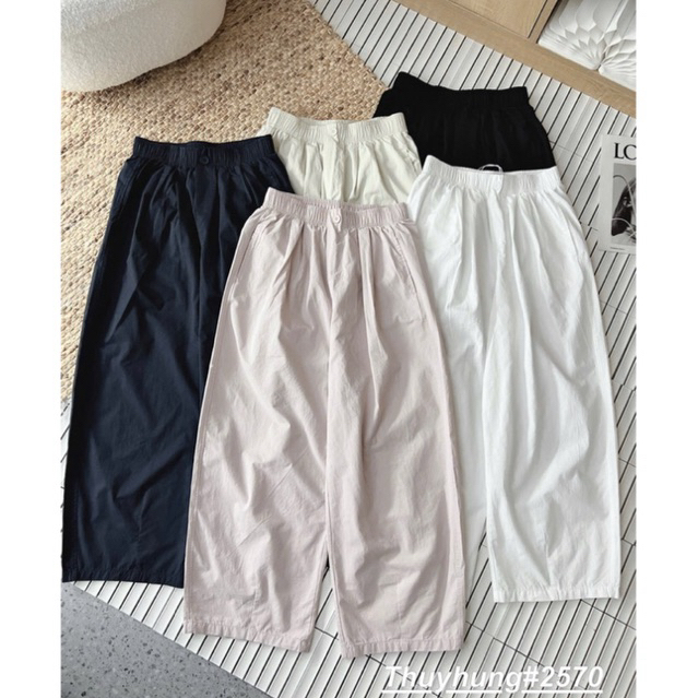 QUẦN THÔ CẠP CHUN 1 KHUY FROM BASIC HÀNG QCL1 MS192570 | Shopee Việt Nam