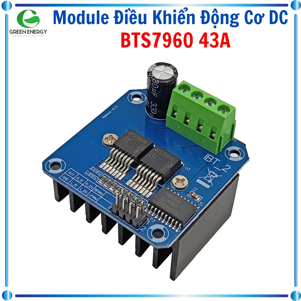 Module Điều Khiển Động Cơ DC BTS7960 43A High-Power Motor Driver (1 ...