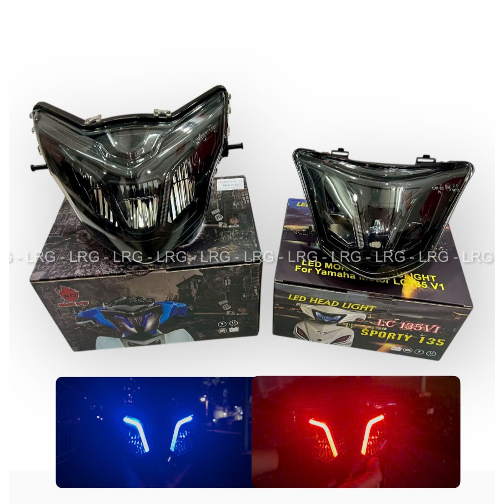 Pha Đèn Exciter 135 2011 Dyno Mẫu Lativo Có Led Viền HighLight Lắp Đặt ...