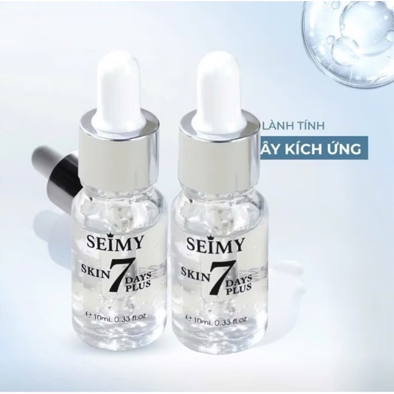 Combo 2 lọ Serum giảm mụn thâm Seimy - Skin 7 Days Plus - 10ml | Shopee ...