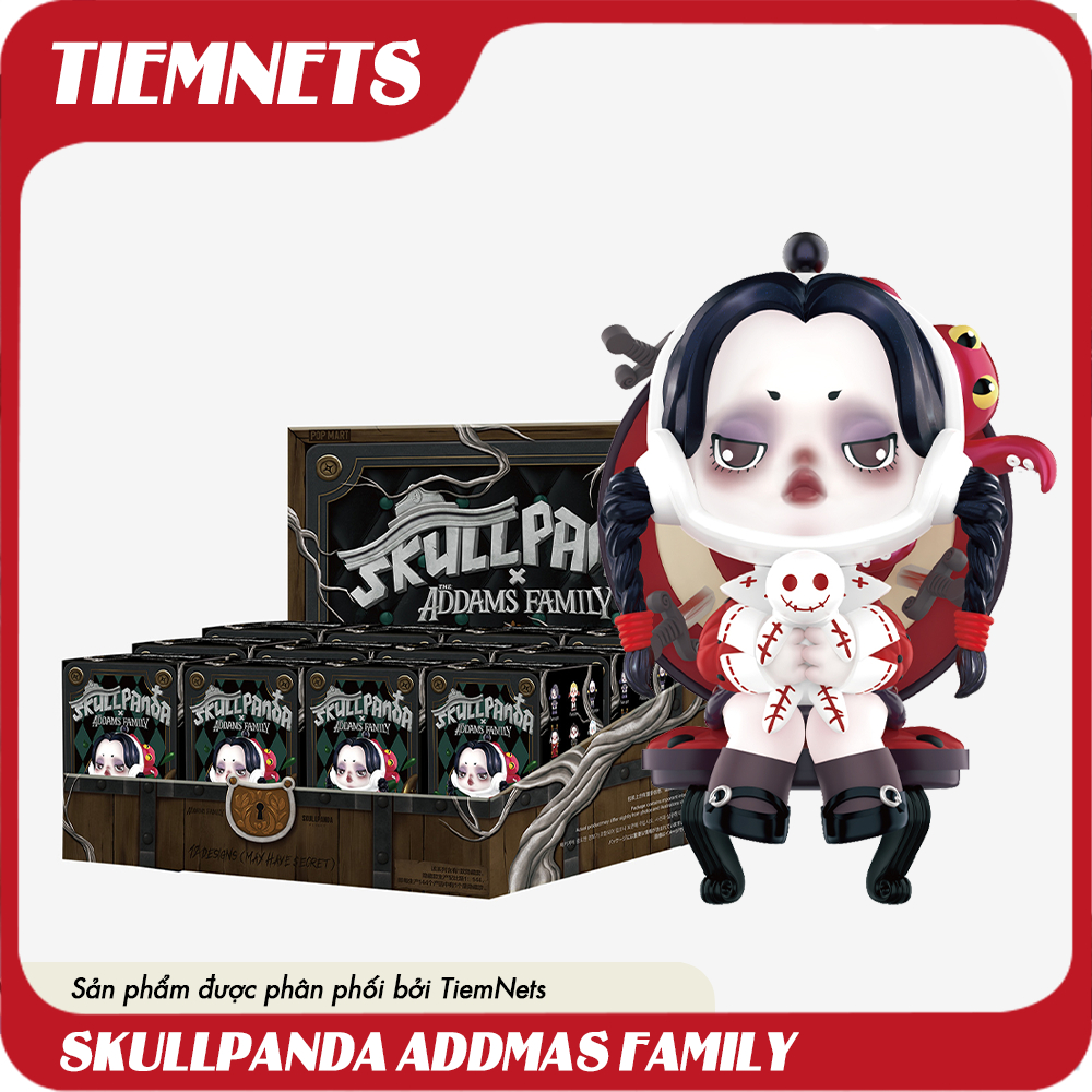 MÔ HÌNH BLIND BOX SKULL.PANDA THE ADDAMS FAMILY | Shopee Việt Nam