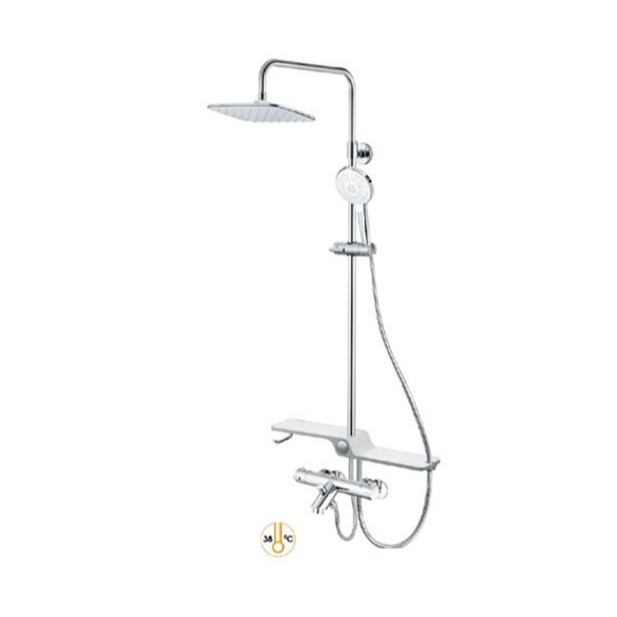 Bộ sen cây tắm nóng lạnh củ sen cố định nhiệt độ chính hãng Caesar TS617 + BS127 | Shopee Việt Nam