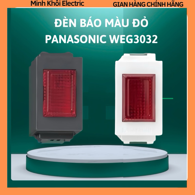 Đèn báo màu đỏ Pana sonic WEG3032 220V,đèn báo đỏ Wide Pana sonic,hạt ...