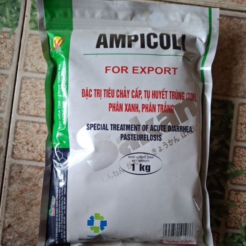 Thú Y , Ampicoli dùng cho gà vịt ngan heo bê nghé tiêu chảy phân xanh ...