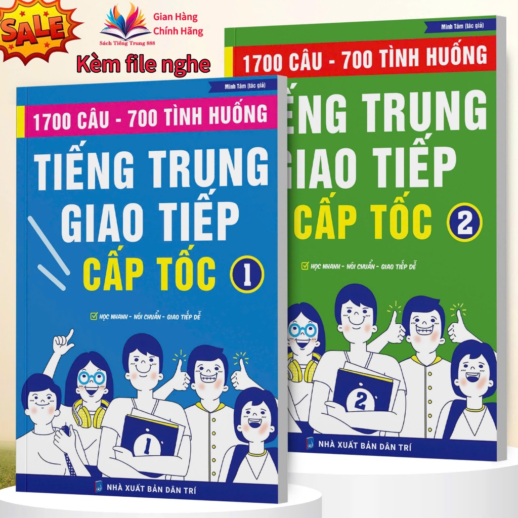 BỘ SÁCH GIAO TIẾP TIẾNG TRUNG CẤP TÓC Tình -1700 Câu, 700 Huống (Kèm file nghe) | Shopee Việt Nam