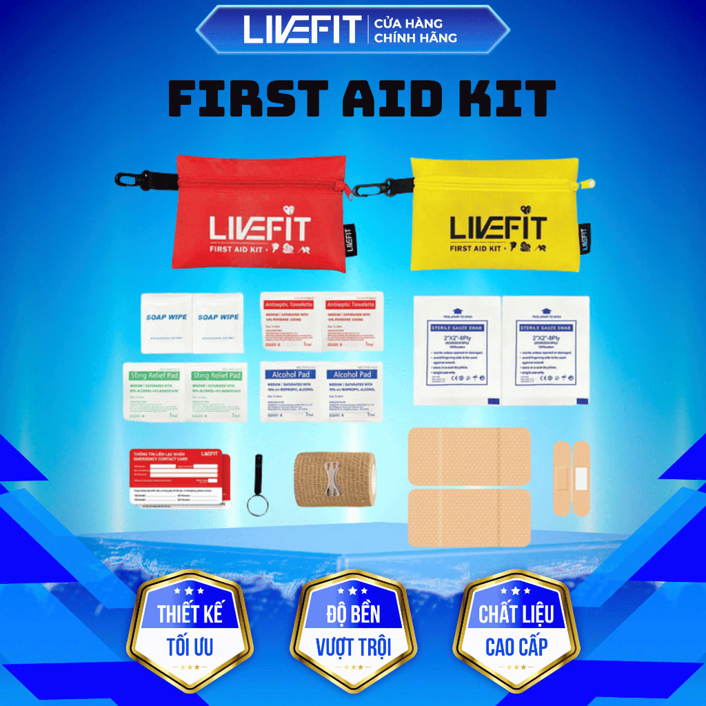 [First Aid Kit | LiveFit] Túi Sơ Cứu Đa Năng LiveFit First Aid Kit ...