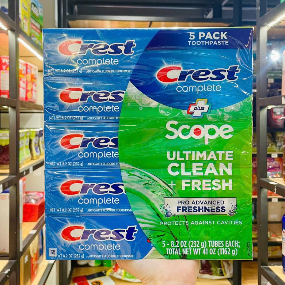 Kem Đánh Răng Crest Complete Plus Scope Advanced Active Foam Toothpaste ...
