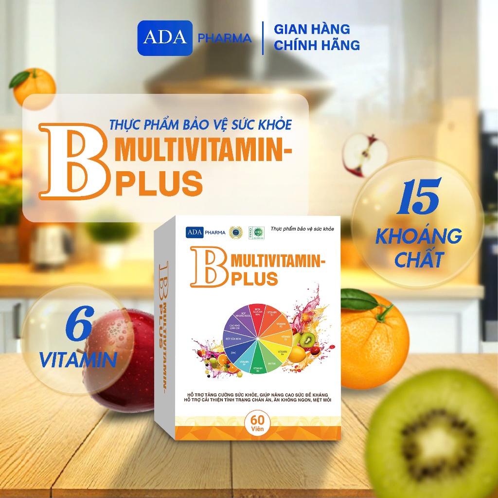 Viên uống MULTIVITAMIN B Plus - Hỗ Trợ Tăng Cường Sức Khỏe Nâng Cao Sức ...