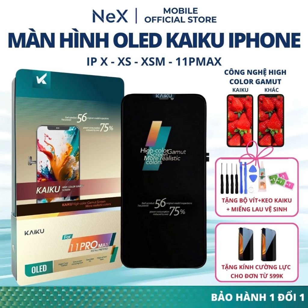 Màn hình KaiKu cao cấp công nghệ High-color gamut chuẩn NTSC hiển thị ...