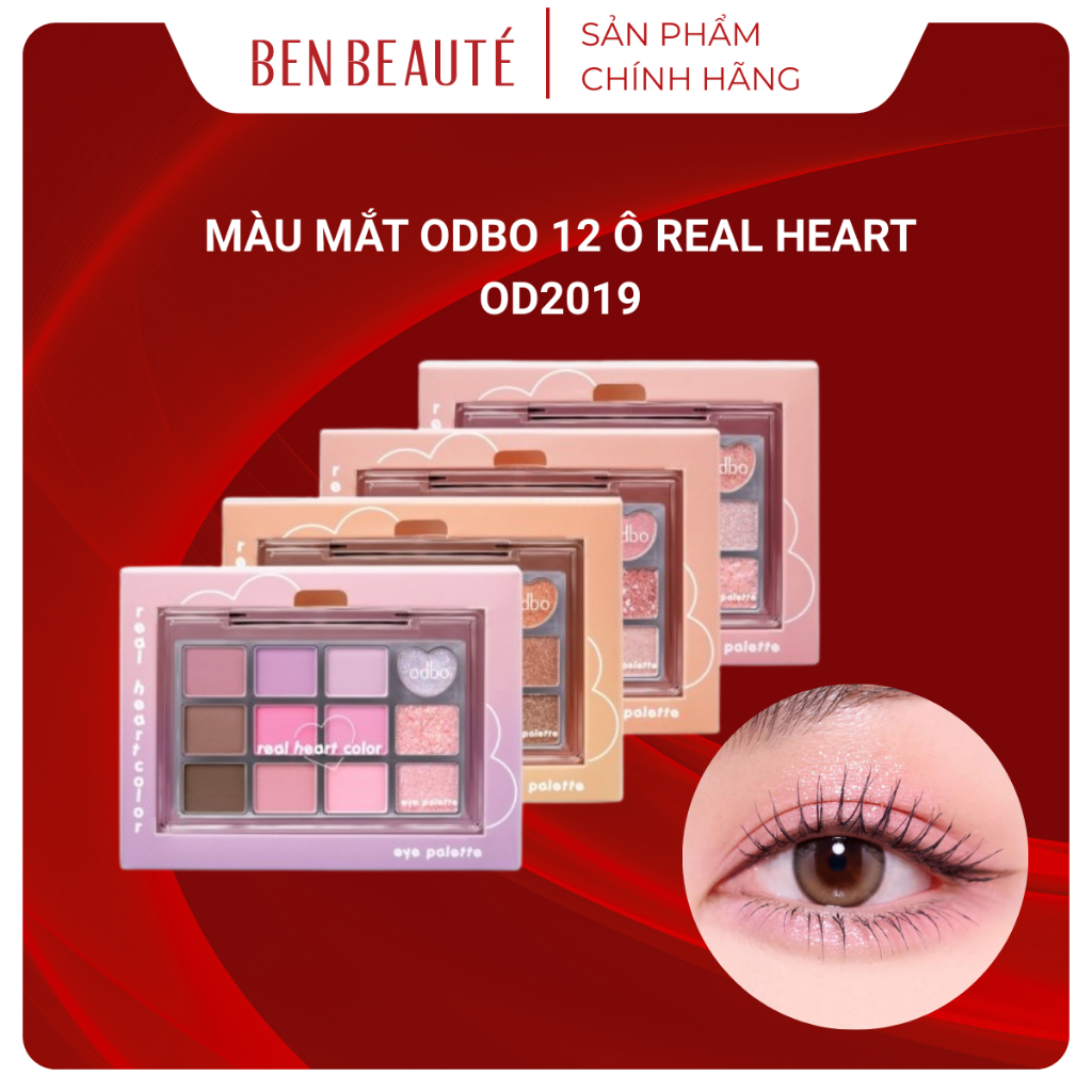 Màu Mắt Odbo OD2019 Real Heart Color Thái Lan Màu Sắc Đáng Iu Đa Dạng Đi Học Đi Làm | Shopee ...