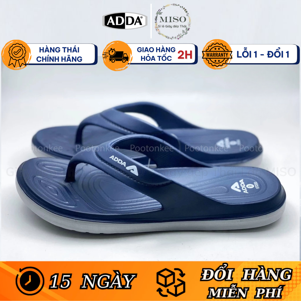 Dép Kẹp Xỏ Ngón Nam Thái Lan ADDA 5TD20 Chính Hãng Chất Cao Su Non Mềm ...
