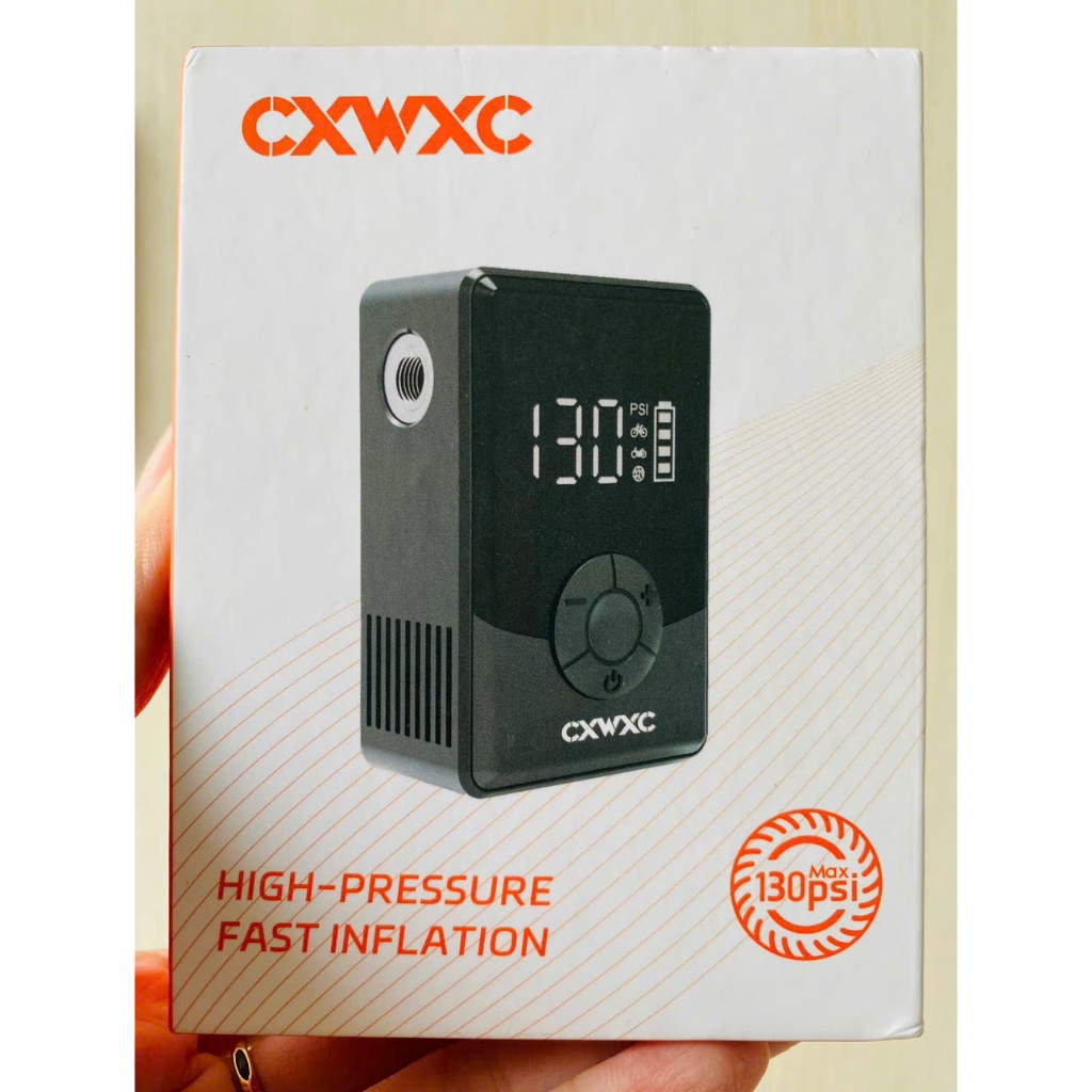 Bơm điện cầm tay mini CXWXC 130PSI dành cho xe đạp & xe máy | Shopee ...
