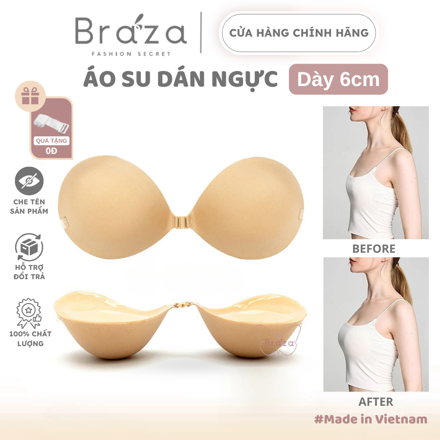 Áo Dán Nâng Ngực Siêu Độn Dày 6 cm Silicon Siêu Dính Sử Dụng Nhiều Lần Cao Cấp Braza - P41 ...