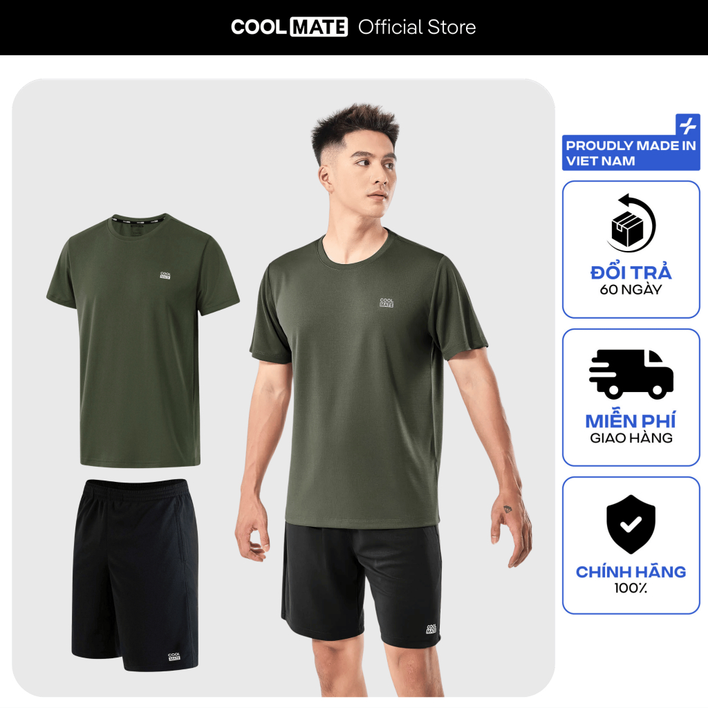 [TẶNG TẤT COTTON]Promax Box Set thể thao mềm mại thoáng khí Coolmate ...
