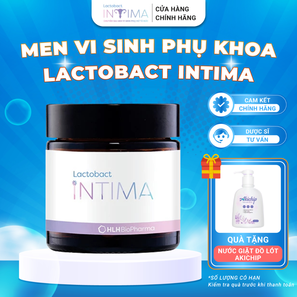 Combo Men Vi Sinh Phụ Khoa Lactobact Intima Bổ Sung Lợi Khuẩn, Bảo Vệ ...