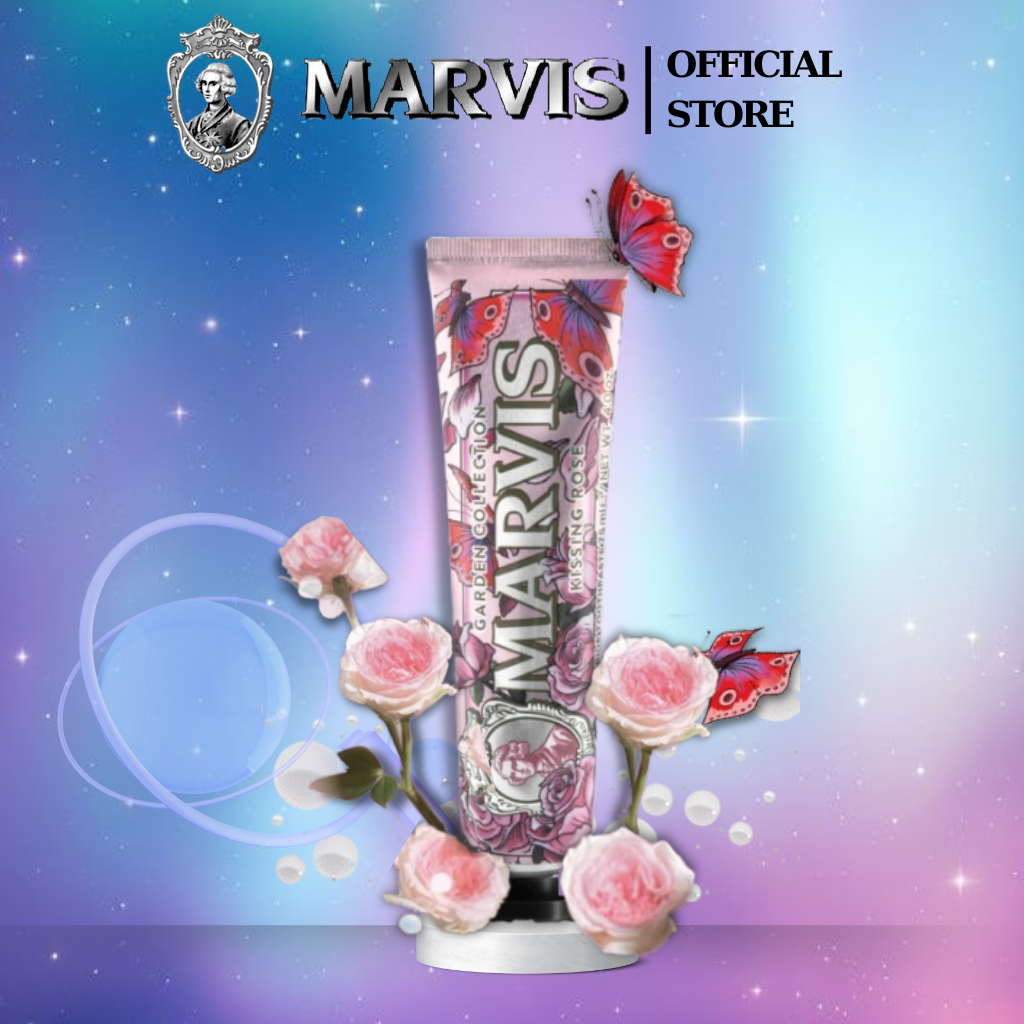 Kem Đánh Răng MARVIS Kissing Rose 75ml - Hương Hoa Hồng Ngọt Ngào ...