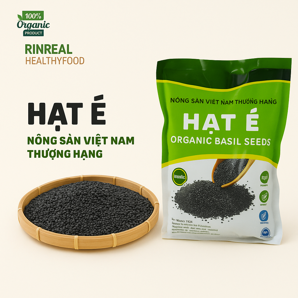 Hạt É RIN REAL Nông sản thượng hạng Việt Nam, ăn kiêng giảm cân, hỗ trợ ...