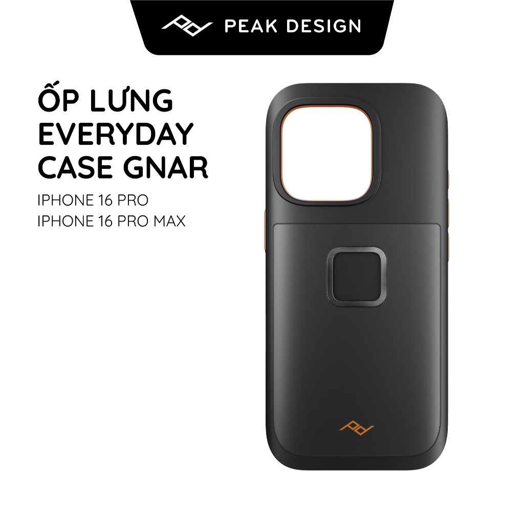 Ốp lưng Peak Design GNAR Case cho iPhone 16 Pro/Pro Max - Hàng chính ...