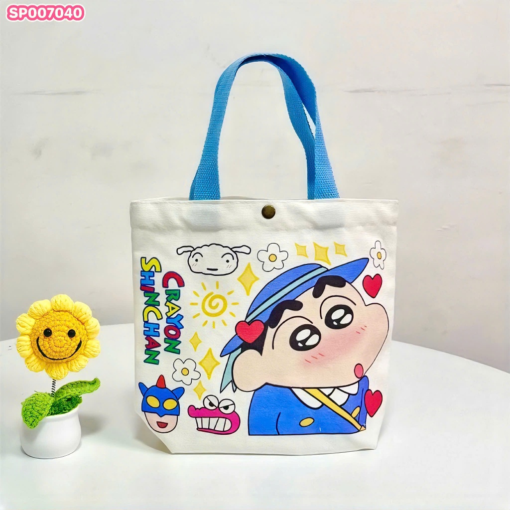 Túi Vải Canvas Họa Tiết Cậu Bé Bút Chì Shin-Chan Ngộ Nghĩnh, Dễ Thương ...