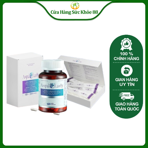 Viên Uống ASPA LADY - Hộp 120 Viên CHÍNH HÃNG | Shopee Việt Nam