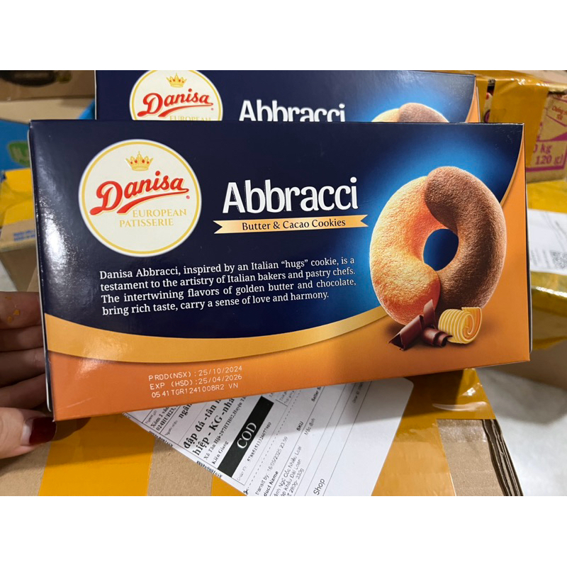 Bánh quy Danisa Abbracci 168g (12 gói *14g) | Shopee Việt Nam