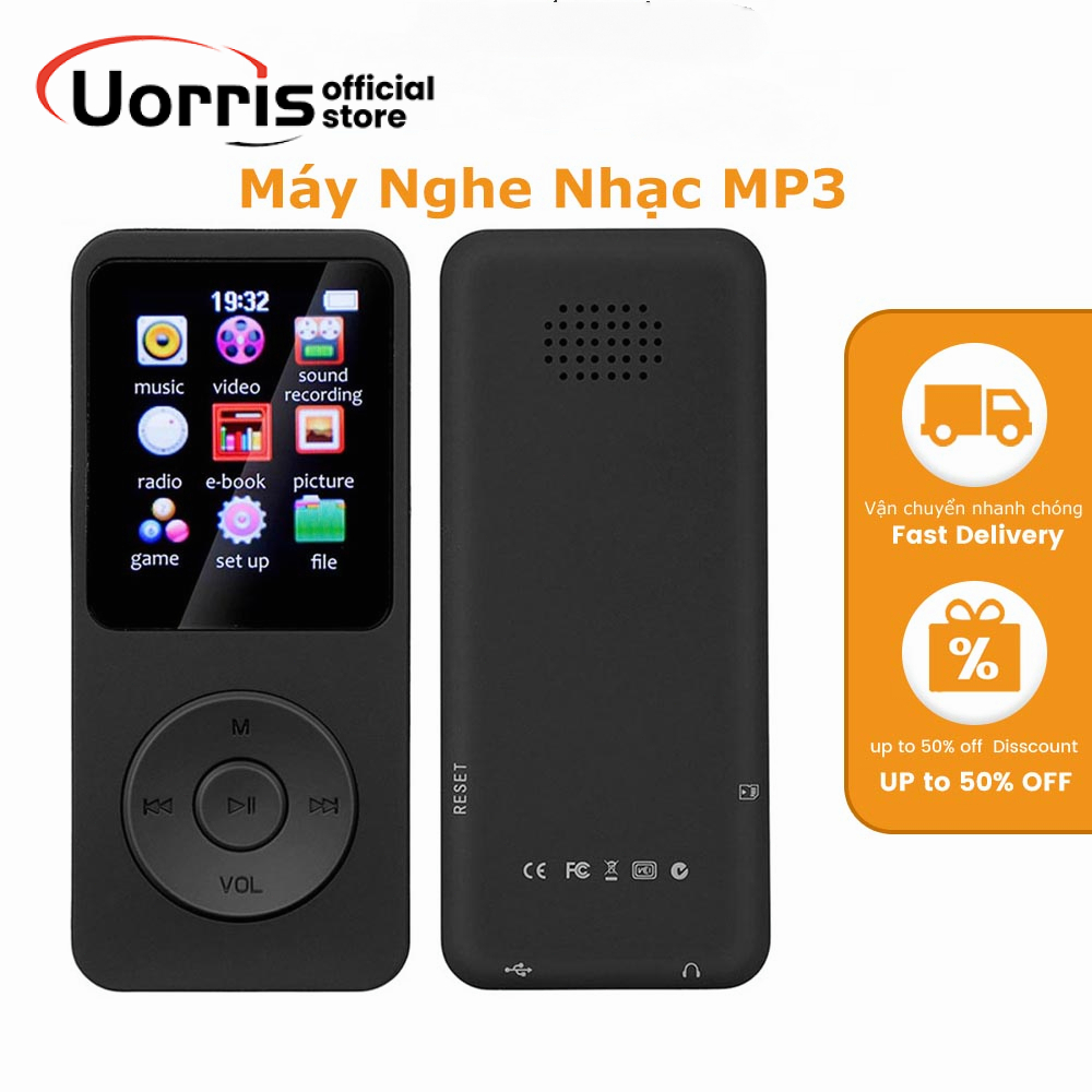 Máy nghe nhạc Bluetooth Mini Mp4 MP3 di động có loa tích hợp có thể ...