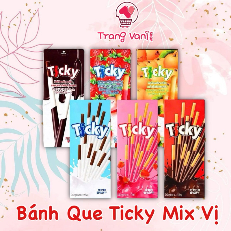 [LỐC 12 TẶNG 1] Bánh Que Soocla TICKY Thái Lan | Shopee Việt Nam