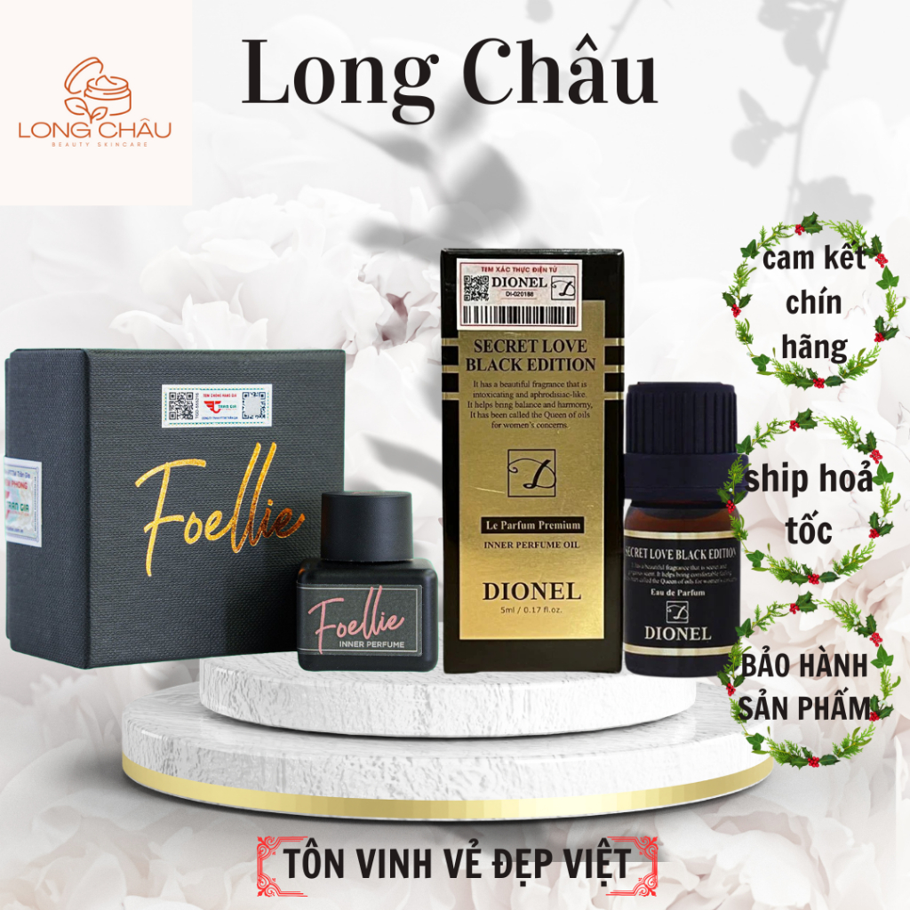 NƯỚC HOA VÙNG KÍN DIONEL và Foellie Bản Màu Đen , Hàng Nhập Khẩu Chính ...
