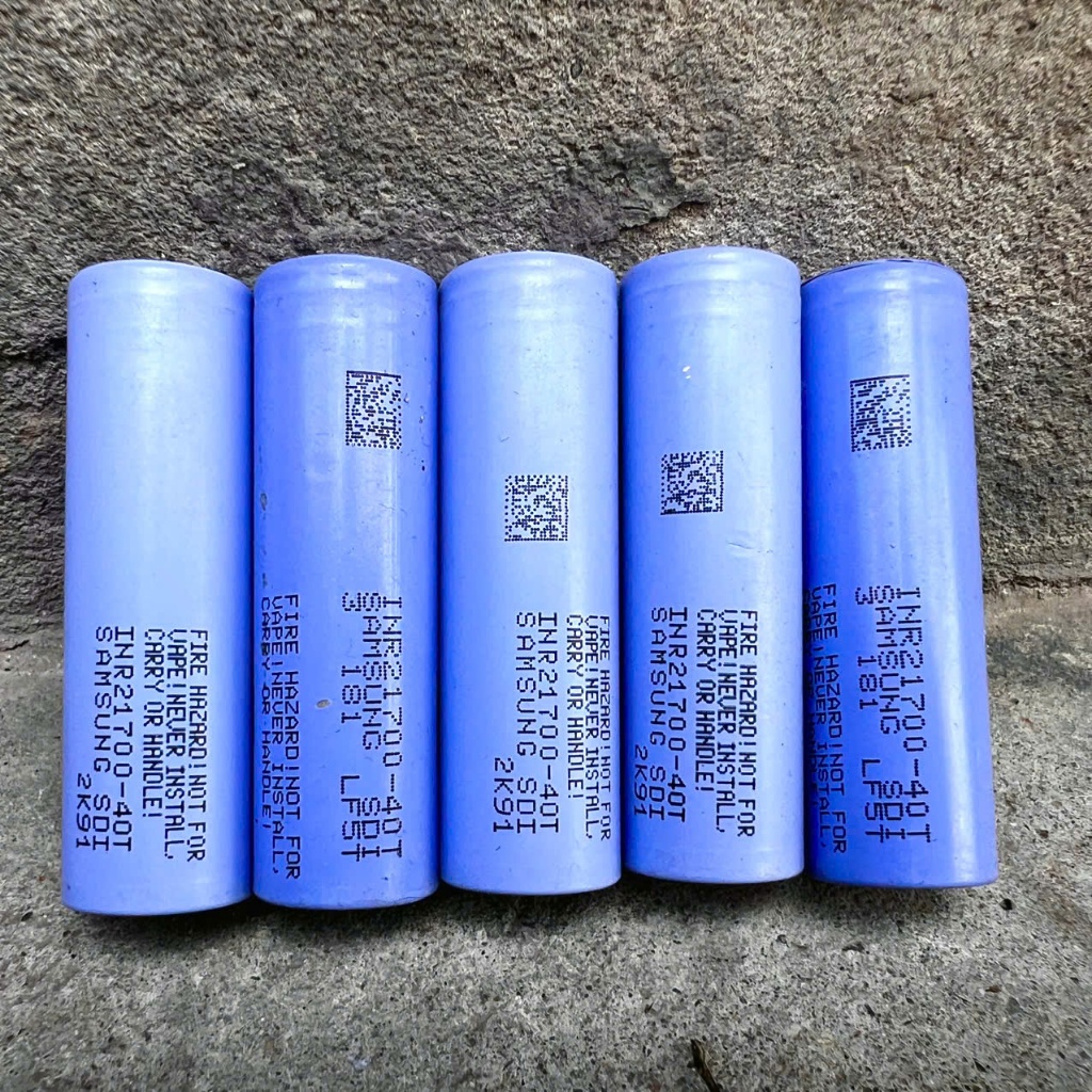 Pin 21700 samsung 40T dung lượng 4000mAh - xả 10C - Tháo khối Chính ...