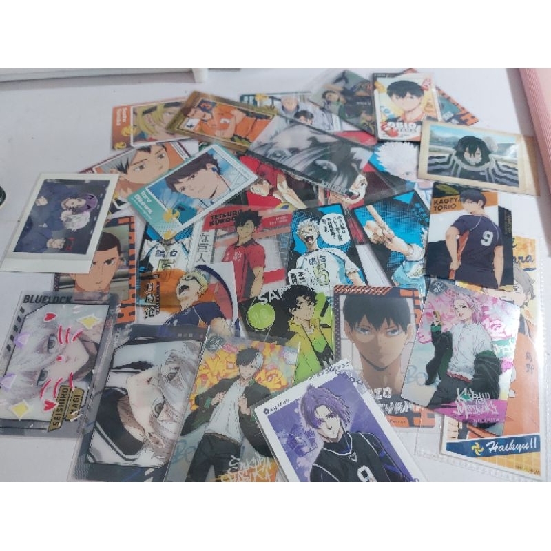 card nhân phẩm haikyuu,mha,blue lock,(đọc kĩ mô tả ) | Shopee Việt Nam