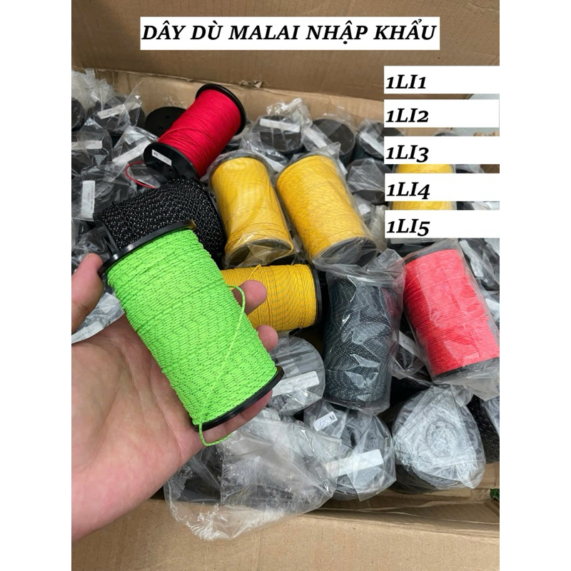 Dây dù cuộn malai nhập khẩu 1li1 1li2 1li3 1li4 1li5 thả diều từ 80cm ...